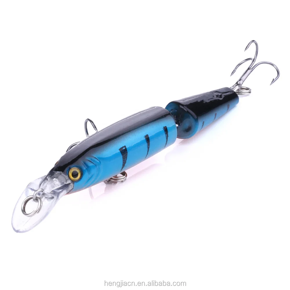 Multi Section Fishing Lure 2 Segments Multi Jointed Swimbait With Bass ...