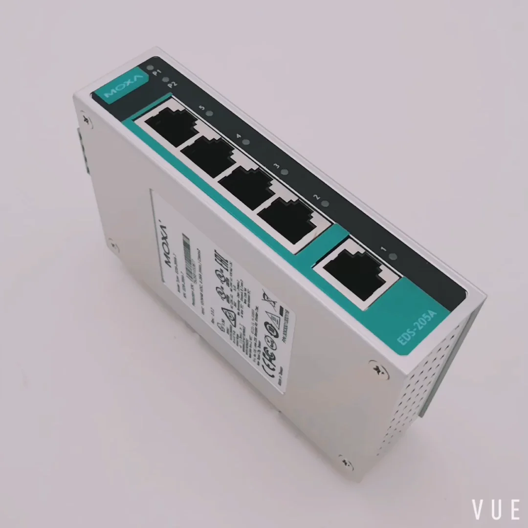 Moxa Eds-205a-t Unmanaged Ethernet Switch With 5 10/100baset(x) Ports ...
