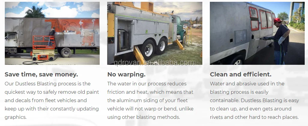 Mobile Dustless Blaster Machine - Efficient Rust Removal