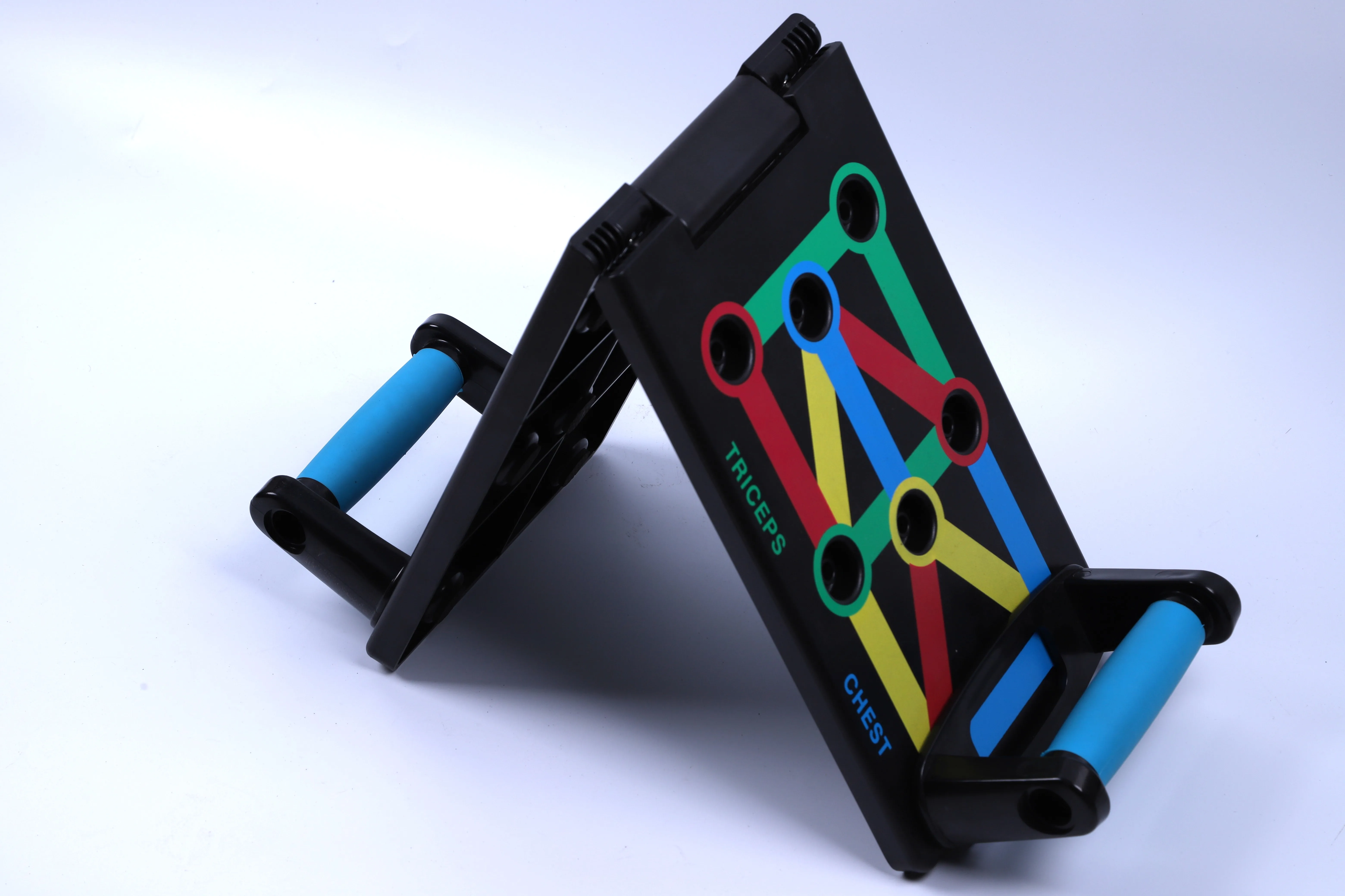 Folding Push Up Board Home Use Push Up Board With Resistance Band ...