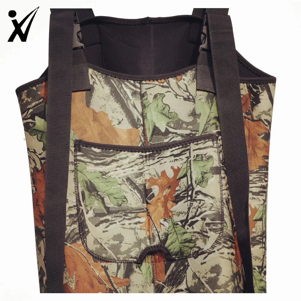 Hot Sales Waterproof Adjustable Camo Neoprene Chest Wader Full Body ...