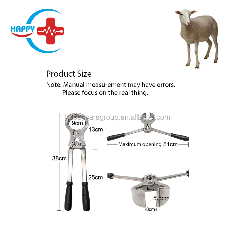 Sheep Goat Bloodless Castration Burdizzo Castrator: Animal Forceps for ...