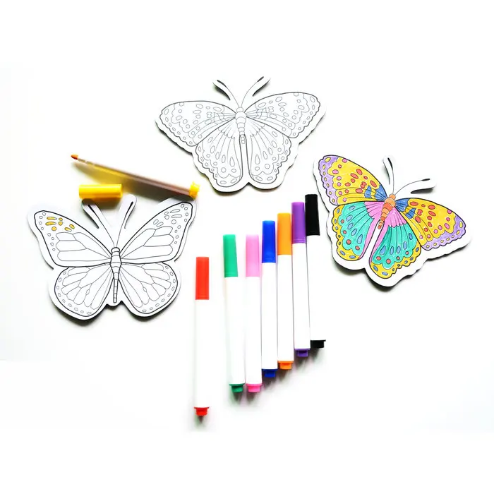 Creative DIY Magnetic Coloring Sheet Fridge Magnet