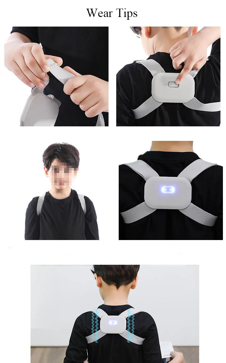 New Design Adjustable Smart Electric Posture Corrector For Back Brace ...