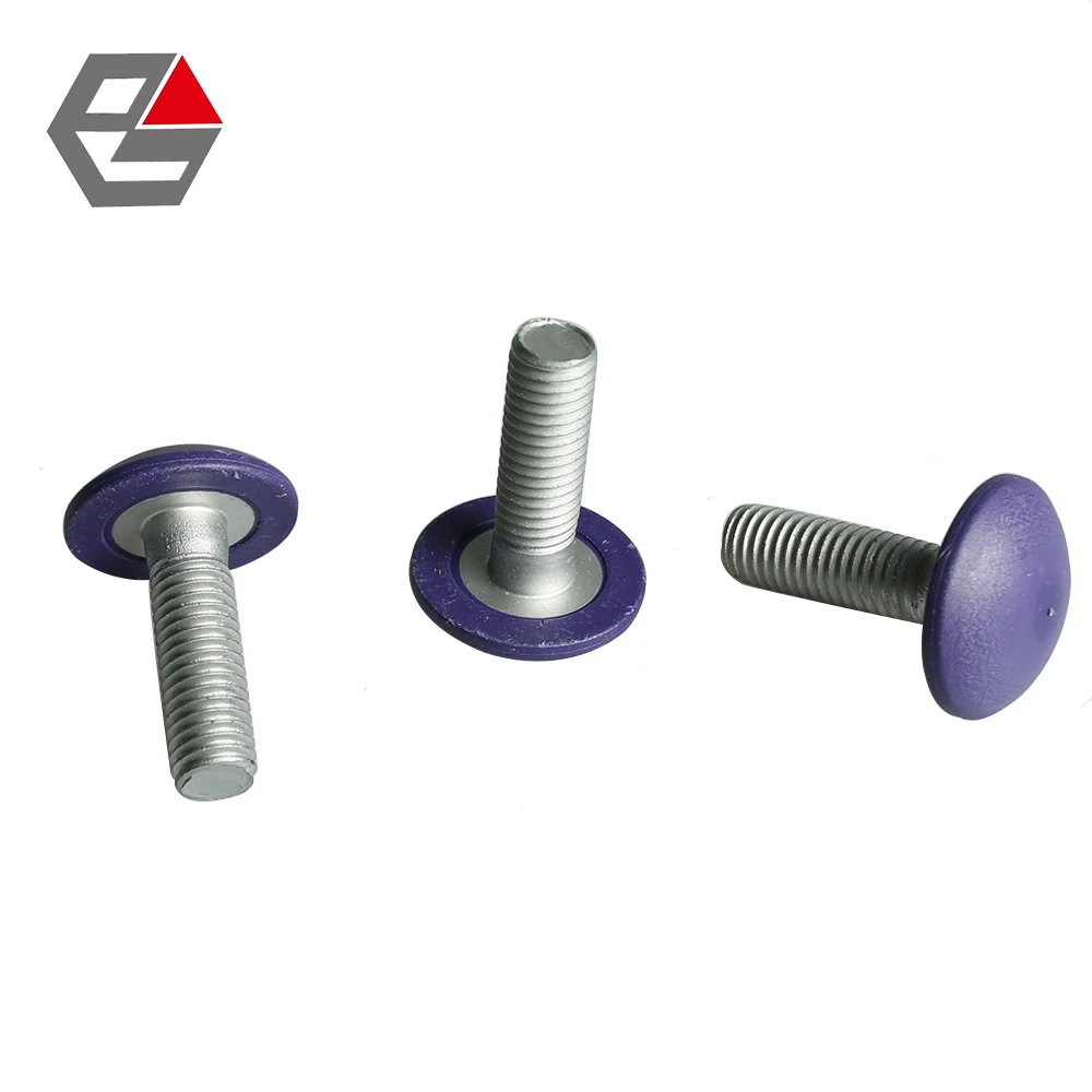 Carbon Steel HDG Silo Bolt with Plastic Cap - Durable & Versatile