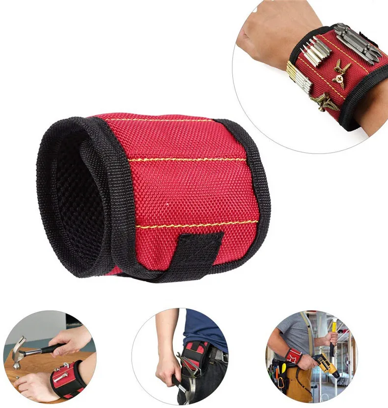6 Magnets Multi Tool Hold Magnetic Wristband For Holding Screws - Buy ...