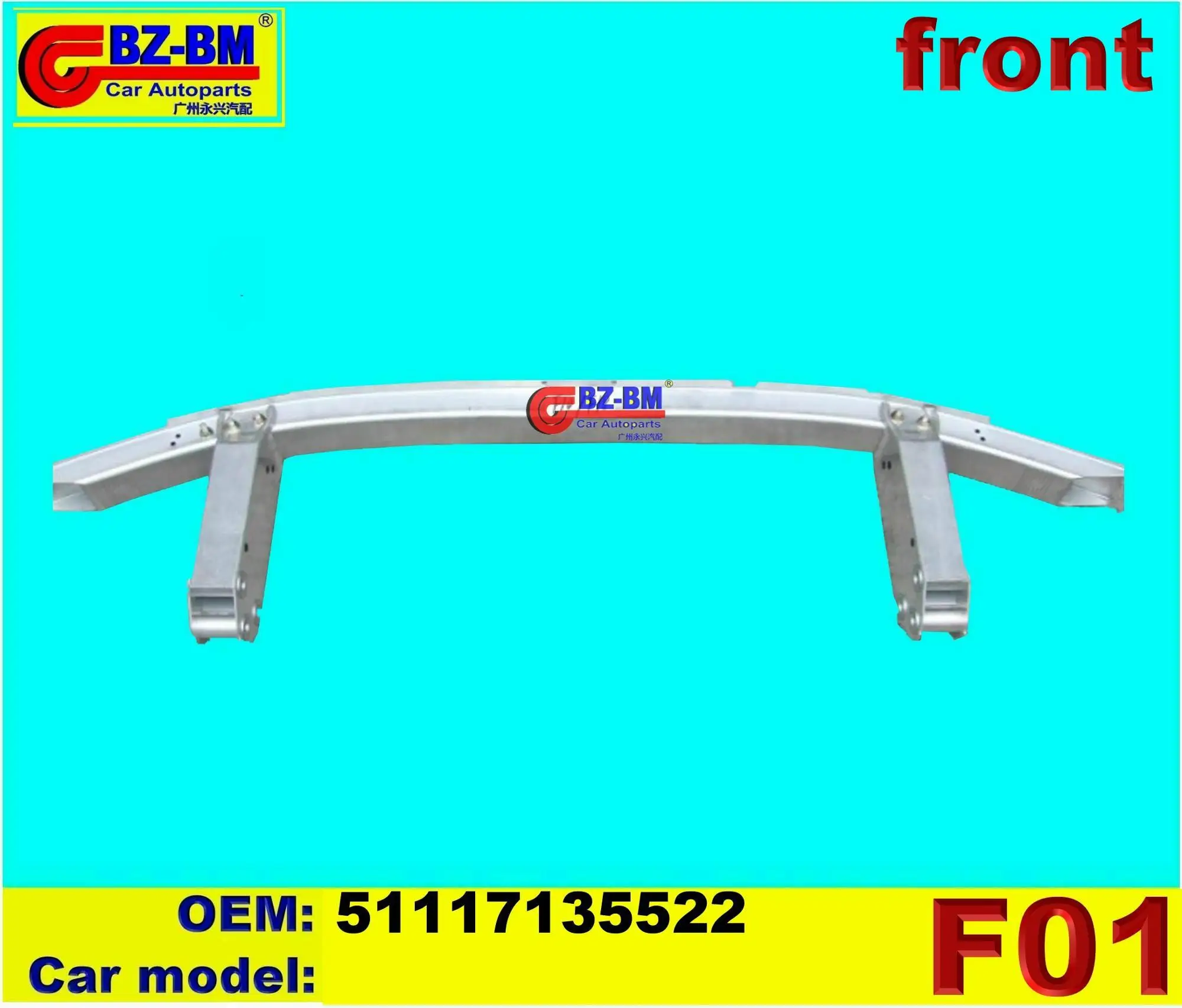 Hood Fender Front Bumper Reinforcer Bar For Benz Headlight Bracket Left ...