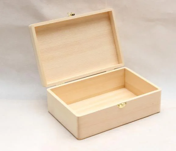 Unfinished Cheap Plain Wooden Box - OEM Brand Gift & Craft