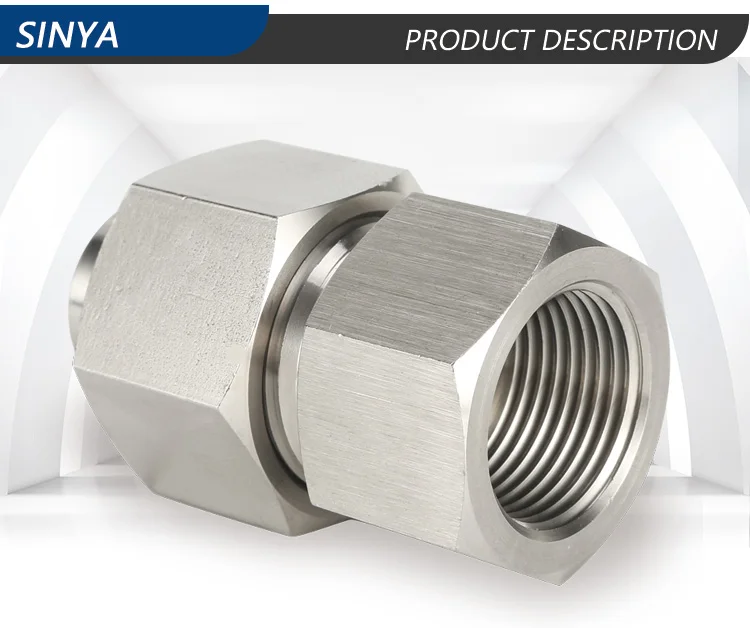 Stainless Steel 316/316L, 304, 304L Metal Seal Union