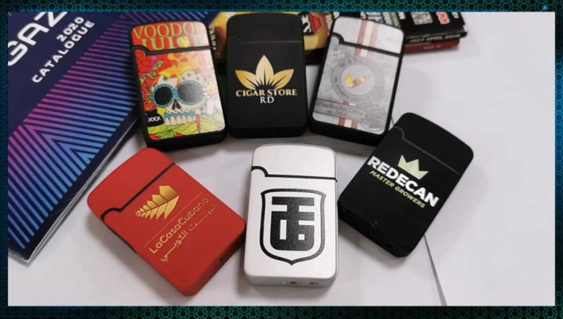 Personalized Refillable Cigar Cigarette Torch Lighters Blank Jet Flame ...