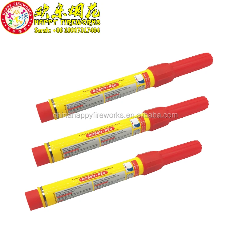 Wholesale 60sec Color Smoke Signal Torch Hand Flare Pyro Fireworks ...