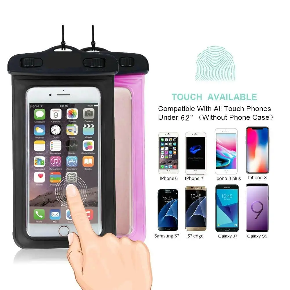 2023 Universal Water Proof Pvc Mobile Phone Cases Clear Pouch ...