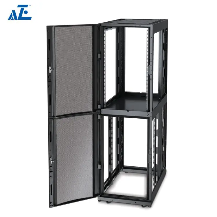 High Quality 42u 48u Server Colocation Rack Enclosure With 2 Secure ...