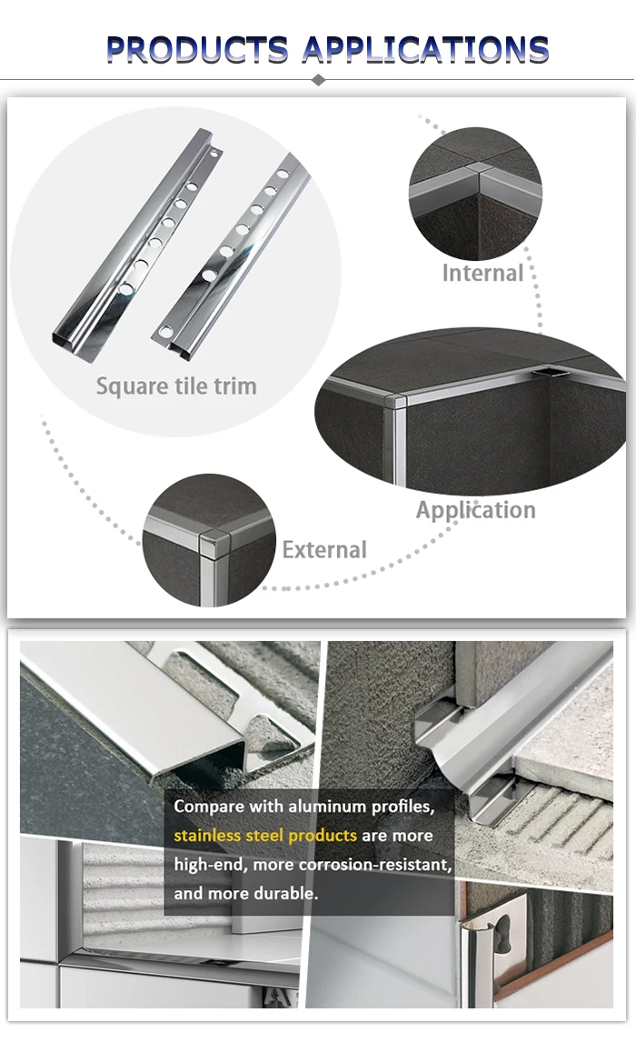 Aluminum Metal Rubber Floor Construction Ceramic Decoration Expansion ...
