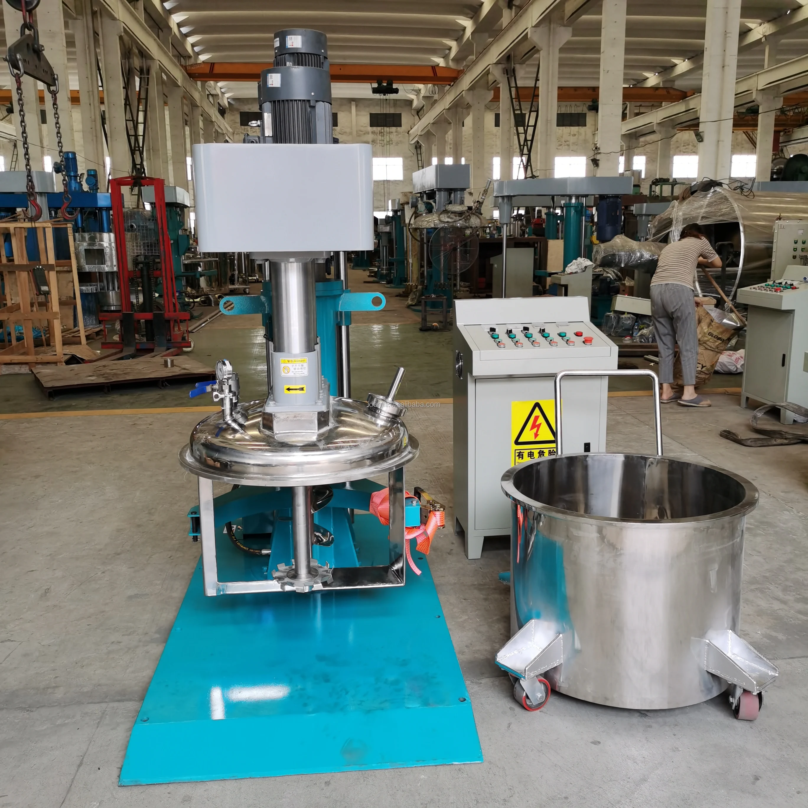 Multifunction three shaft mixing machine adhesive offset ink sealer ...