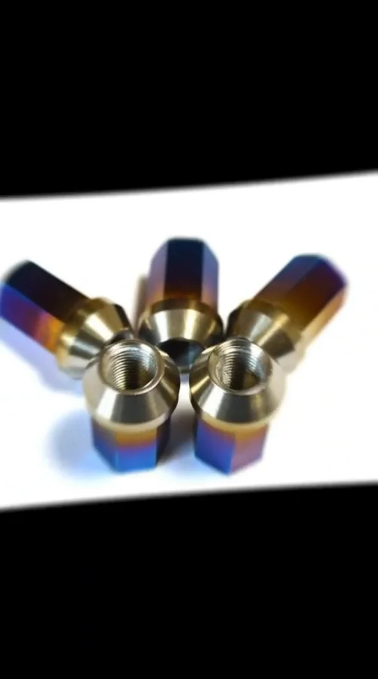 High-strength Titanium Lug Nut M12-1.25 For Cars - Buy Titanium Lug Nut ...