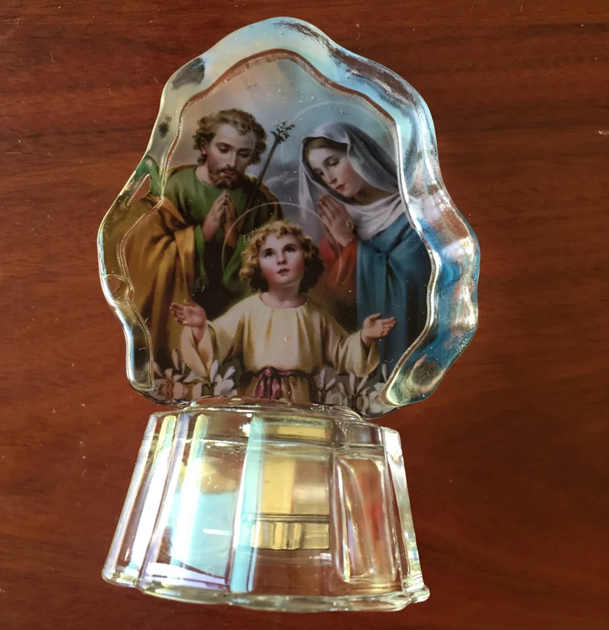 Catholic St.joseph Glass Religion Baptism Gift MH-G0418