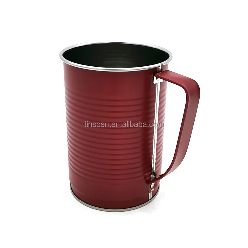 Hot Sale Cheap 15 Oz 450ml Beer Whiskey Rum Vodka Round Tin Can Cup For ...