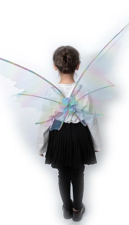 Colorful Neon Led Light Wings Lighten Up Led Wings Fairy Wings Kids ...