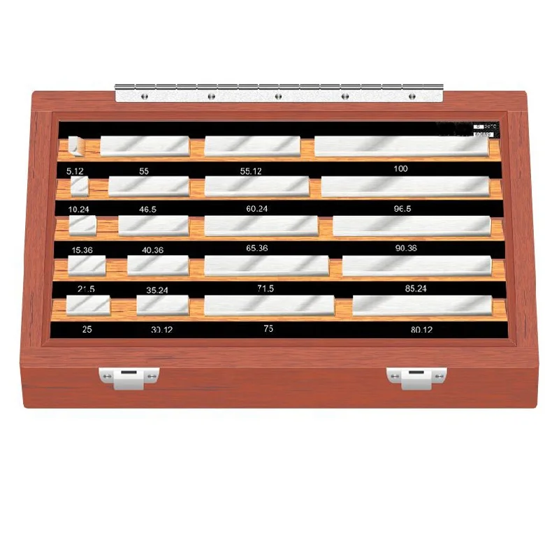 Slip Gauge Block Set For Micrometers 0~100 (20 Pcs/set) Parallel Gauge ...