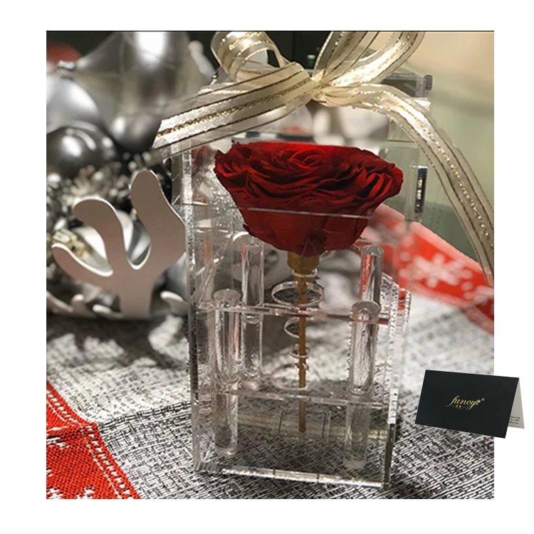 Eternal Rose Gift Sets - Preserved Beauty in Acrylic Boxes