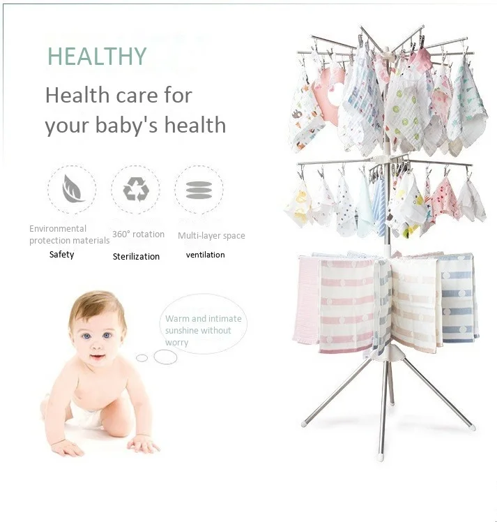 High Quality Stainless Steel Foldable Multifunctional Balcony Baby ...