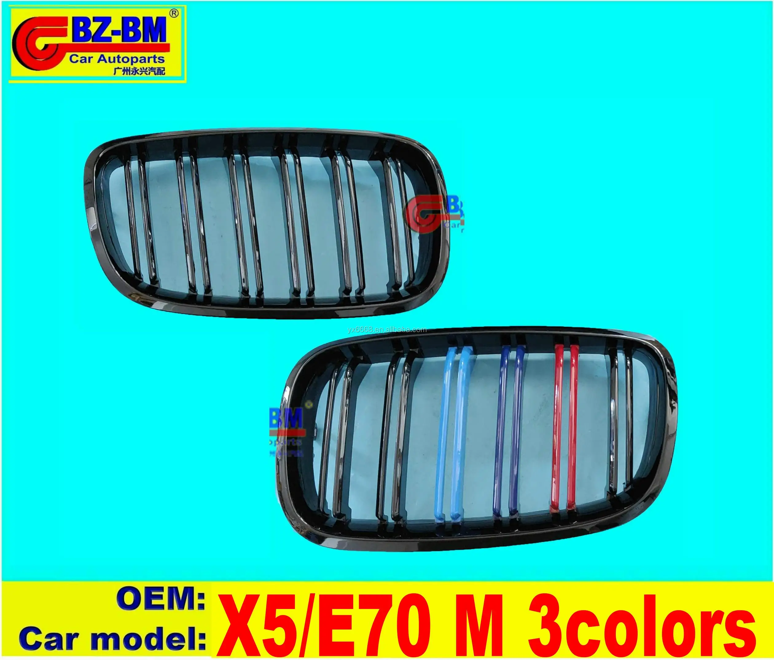 E36, E34, E39 Grilles - Carbon Fiber Front Bumper Upgrade