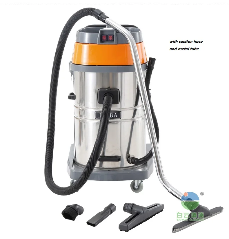 BF590 70L 2-Motor Wet Dry Industrial Vacuum Cleaner - High Pressure Cleaning