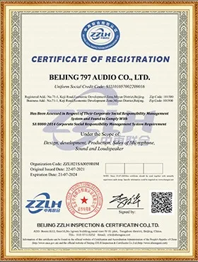 Beijing 797 Audio Co., Ltd. - Microphones, Other Accessories & Parts
