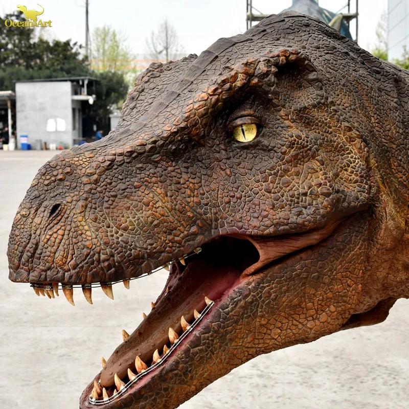 Remote Control Realistic Dinosaur Model Life Size T-rex Dinosaur Head ...