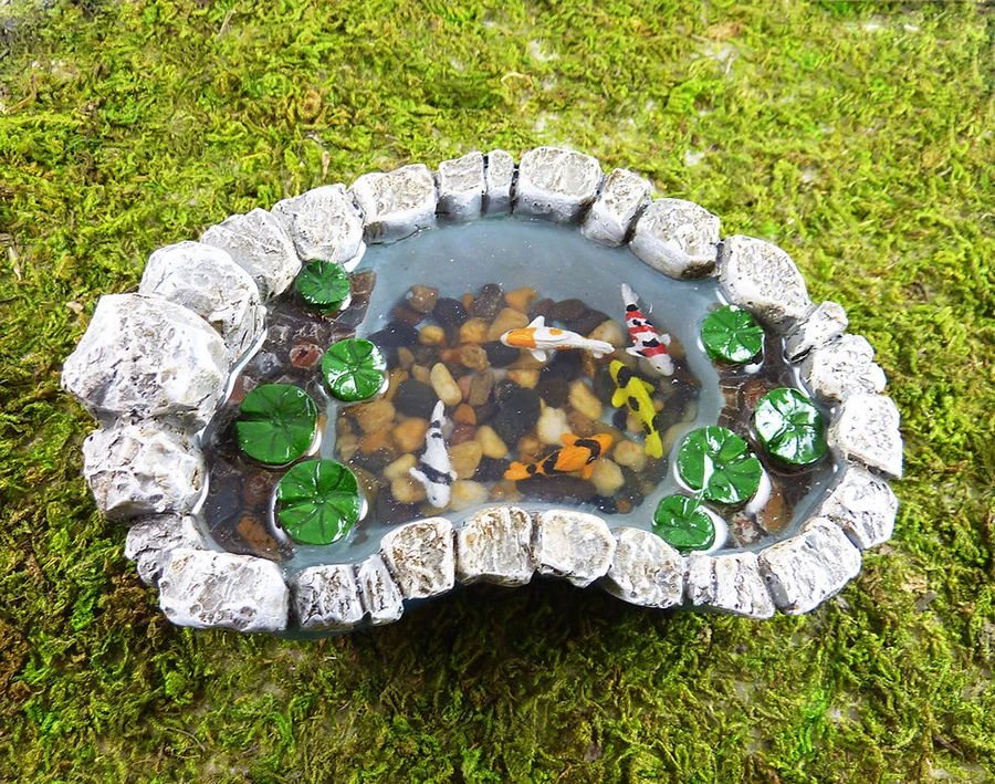 Miniature Fairy Garden Mini Pond - Wholesale Available