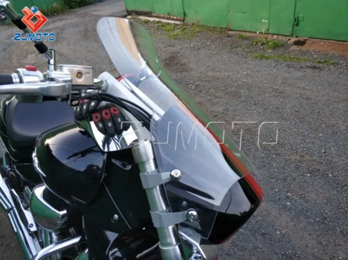 ZJMOTO Stream Sport Tall Touring 10" Windshield for Suzuki M109R