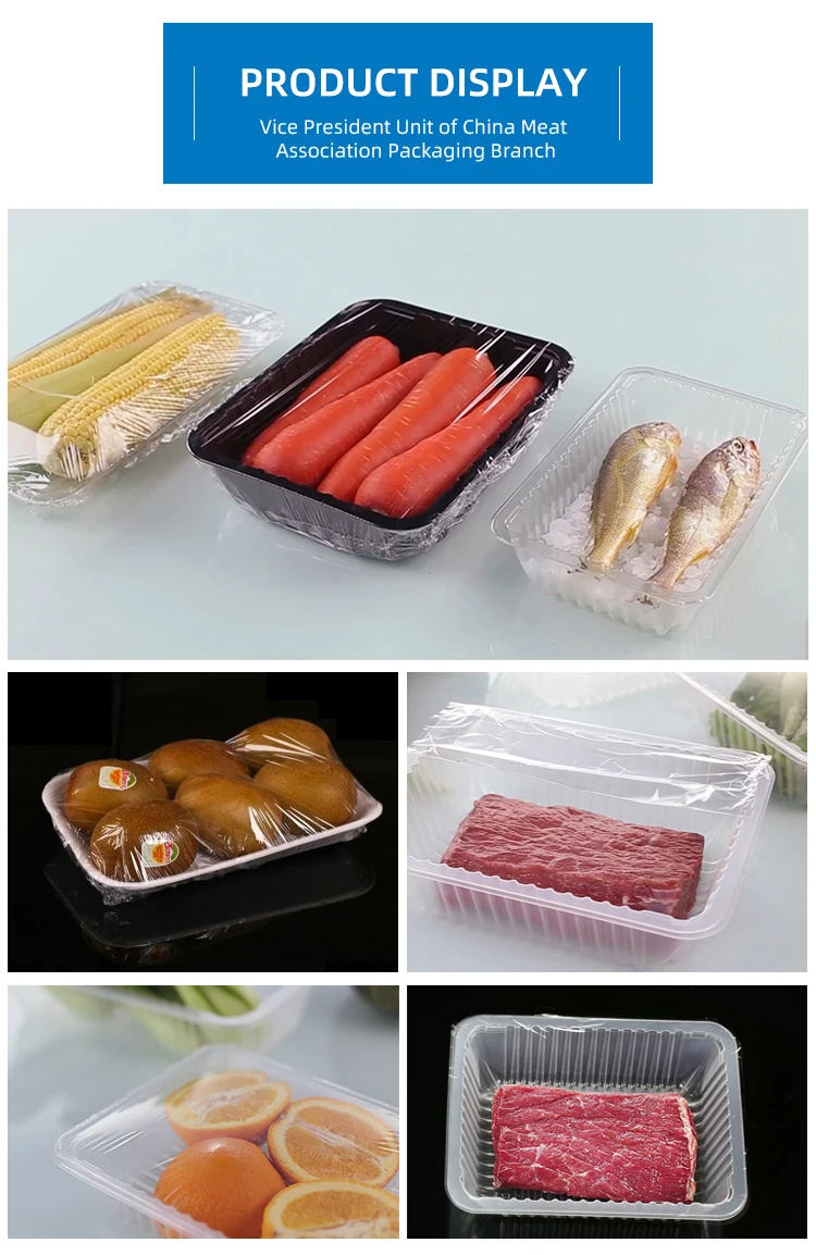 New Design Turned Edge Vacuum Formed Pet Pp Plastic Meat Tray For ...
