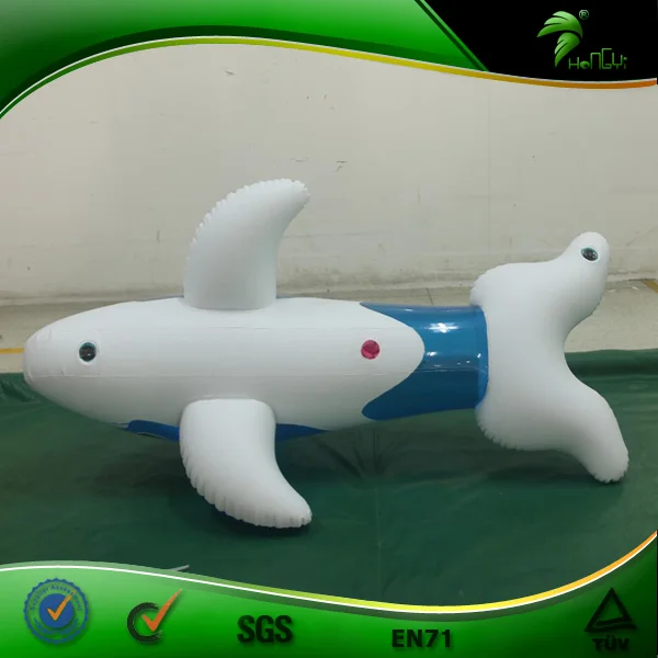 Blue Clear Inflatable Whale with SPH Hongyi Whale Toy