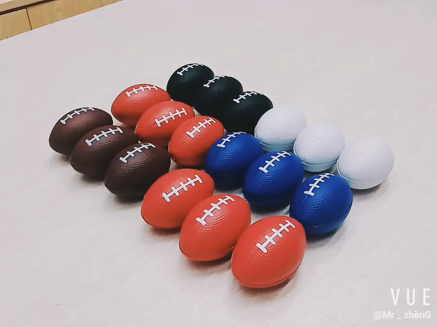 Pu Foam Rugby Stress Ball Anti Stress American Football Antistress Ball ...