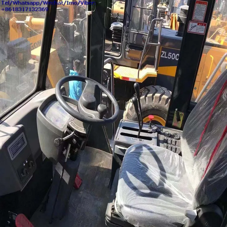 Chinese Top Sale Used Liugong Zl50cn Zl50 5 Ton Payload Wheel Loader In High Working Performance ...