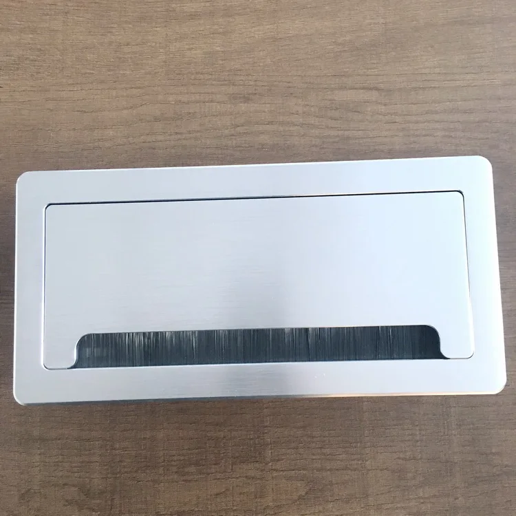 Aluminum Alloy Tabletop Cable Management Interconnect Brush Table ...