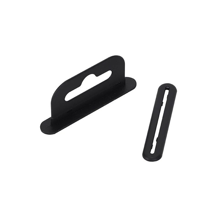Cheap Price Euro Hole Plastic Hooks Black Plastic Euro Hook Custom Pvc ...