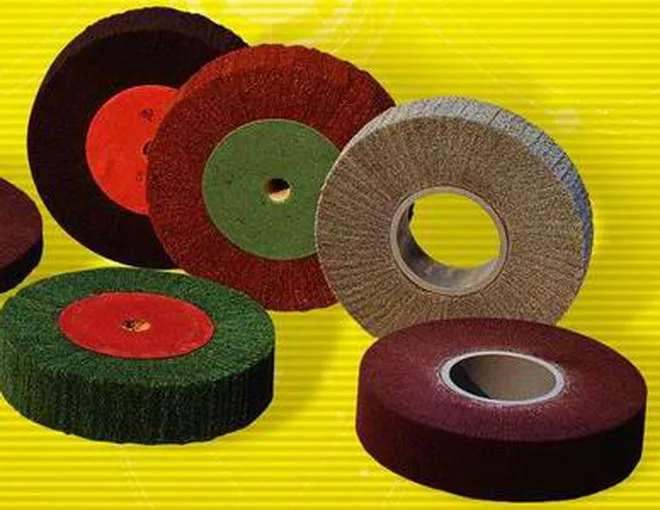 Non Woven Interleaf Abrasive Flap Wheels Made Up Of Coated Abrasive And ...