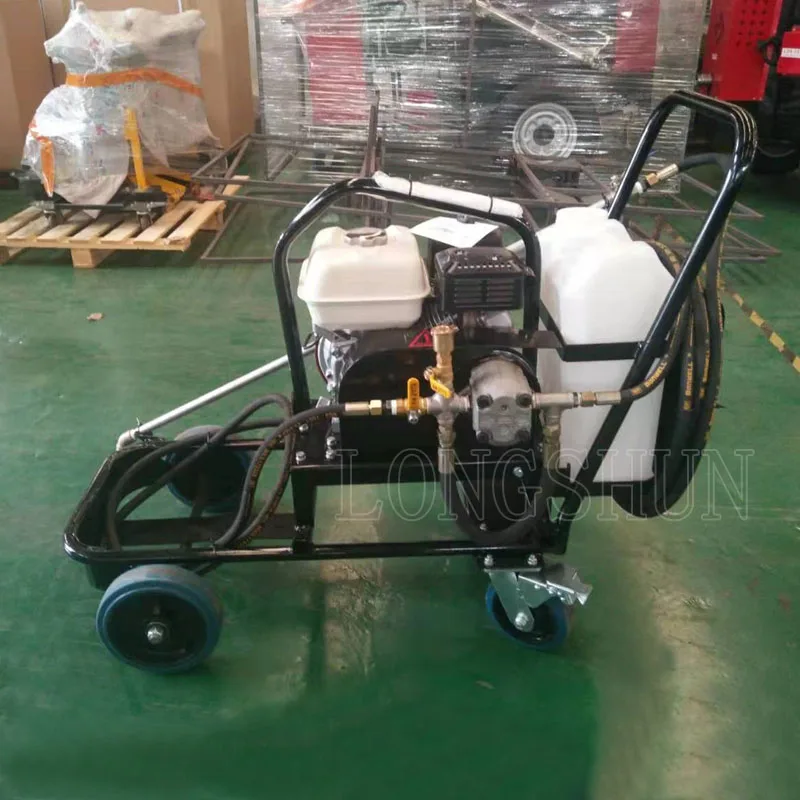 Hand Mini Skid Steer Asphalt Emulsion Sprayer - 18L/min Airless Bitumen ...