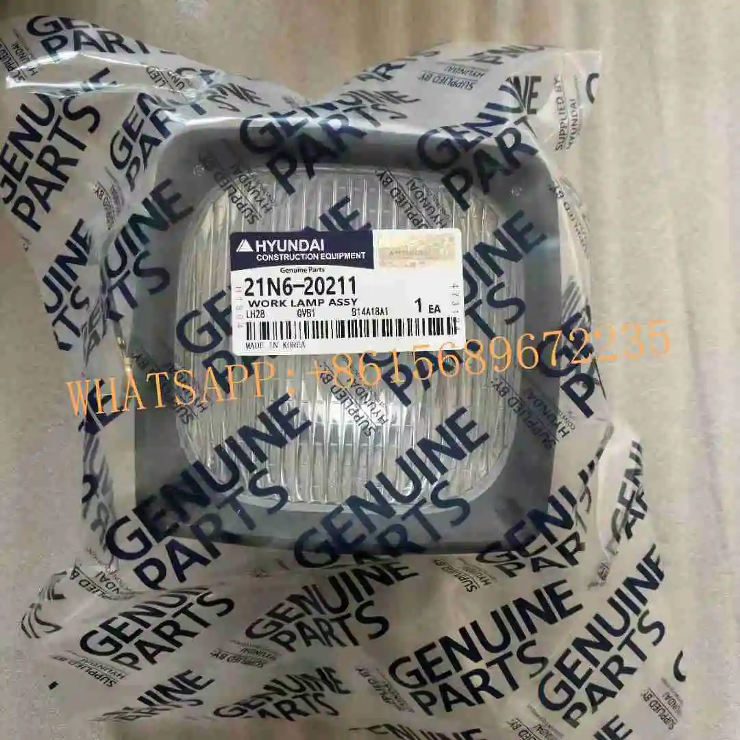 Excavator Work Lamp Assy 21n6-20211 21n6-20210 21n6-20240 21n6-da0010 ...