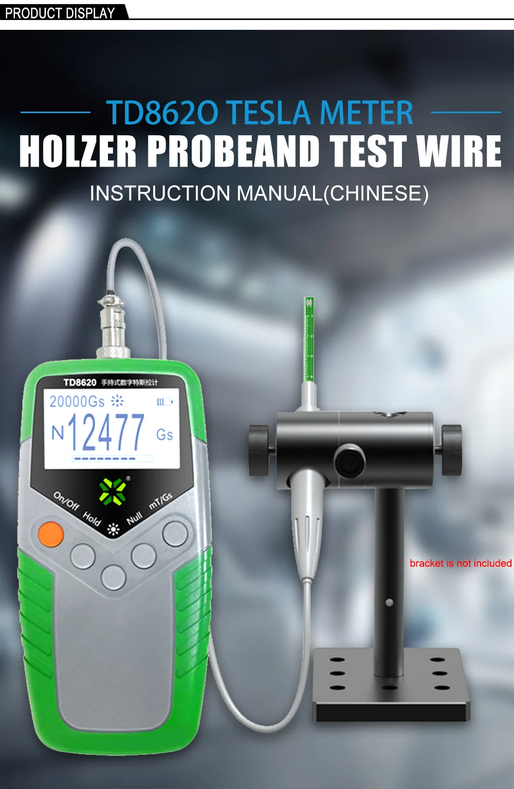 TD8620 Gauss Meter - Precision Magnetic Field Testing