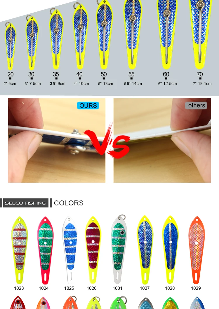 Drone Spoons Electric Series - Premium Fishing Lures