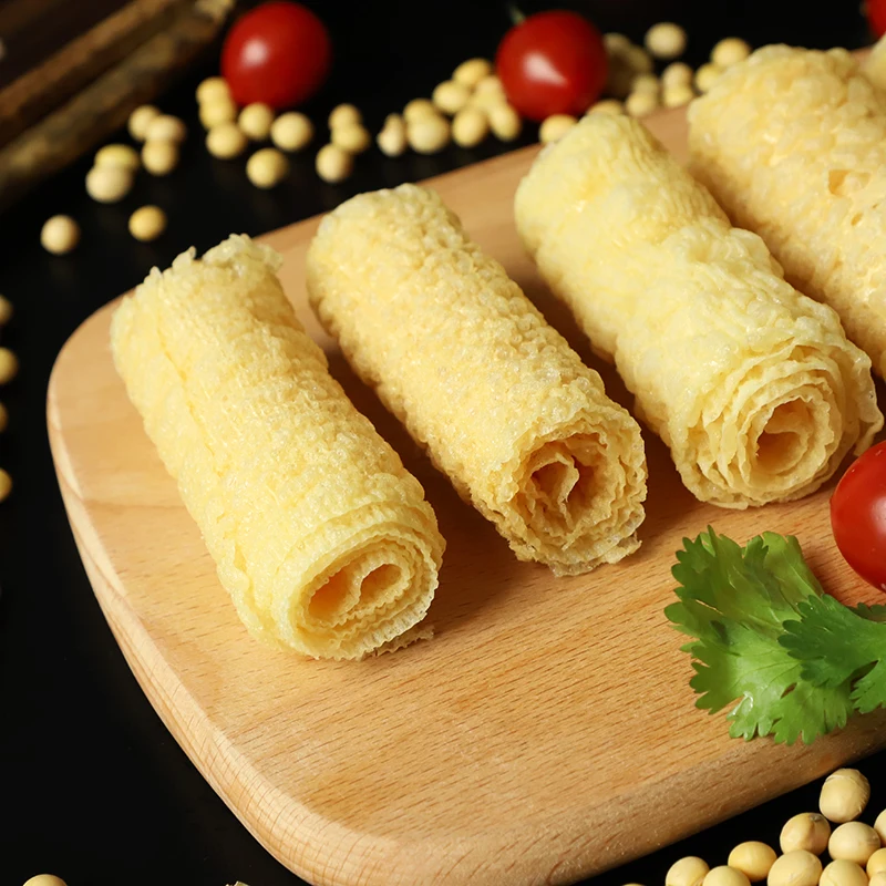 Bell Roll Hot Pot Ingredients Oily Bean Curd Special 10 Packs Fried Bean Curd Yuba - Buy Fried ...