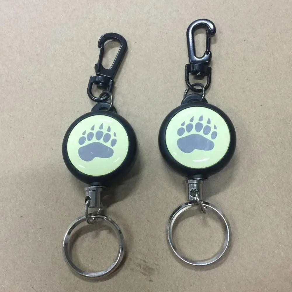 Security Heavy Duty Retractable Key Holder With Metal Key Ring and Key ...