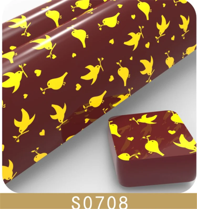 Custom Chocolate Transfer Sheets - Perfect for Cakes