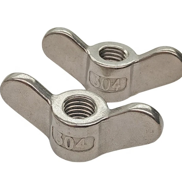 M4 304 Stainless Steel Marine Lifting Butterfly Nut Wing Nut Fasteners ...