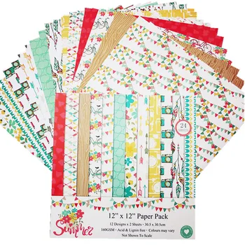 Scrapbook Cardstock Paper Pack - Buy 12x12 Scrapbook Paper,Unique ...