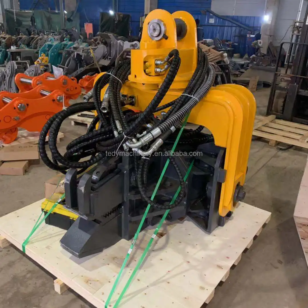 Excavator Mounted Hydraulic Sheet Pile Driver Vibro Hammer Price - Buy ...