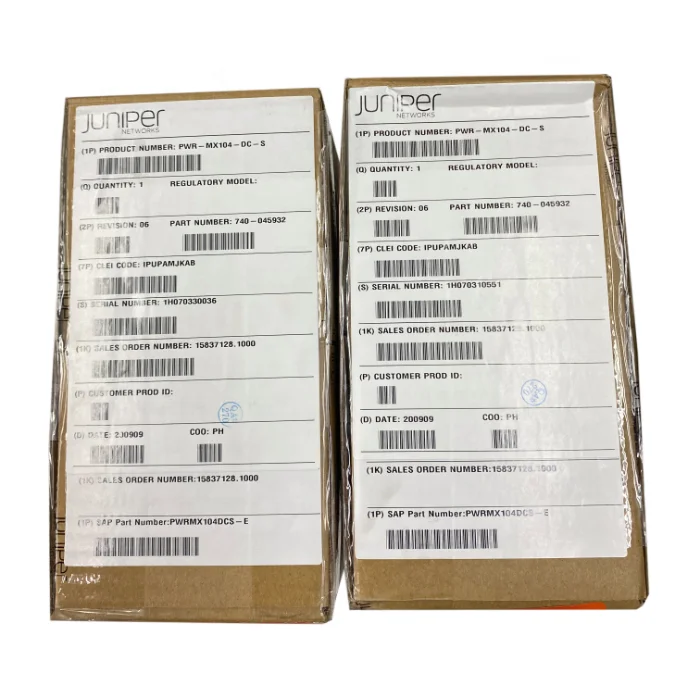 Juniper Router MX104 DC Power Supply PWR-MX104-DC-S